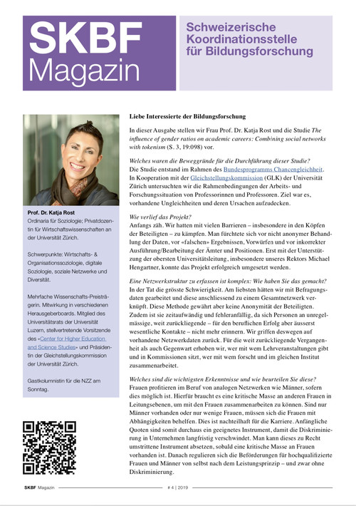 SKBF-CSRE: SKBF-Magazin 4|2019